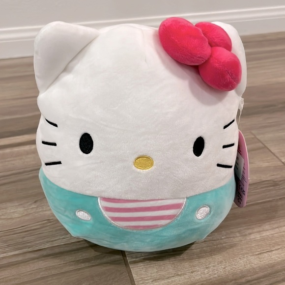 Squishmallows | Toys | Hello Kitty Squishmallow Green And Pink Stripe ...